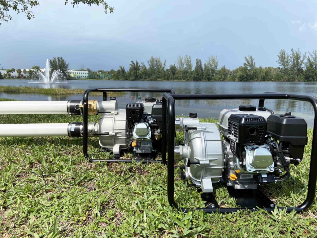Full Trash Gas Powered Water Pump – 9245 GPH, 195cc Engine, 2″ ports ...